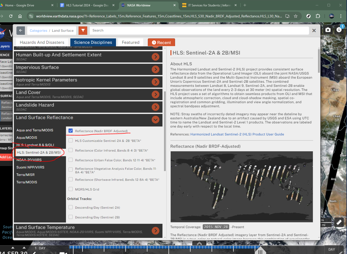 Applied Remote Sensing – Harmonized Landsat and Sentinel-2 Data